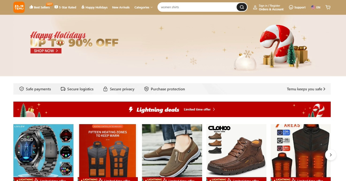 Temu marketplace case study: book a demo to start yours